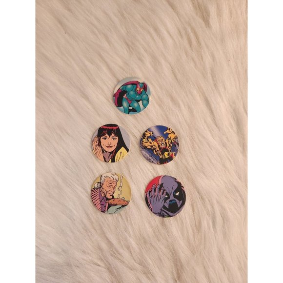 Marvel | Toys | Spiderman Vintage 9s Pogs Lot | Poshmark